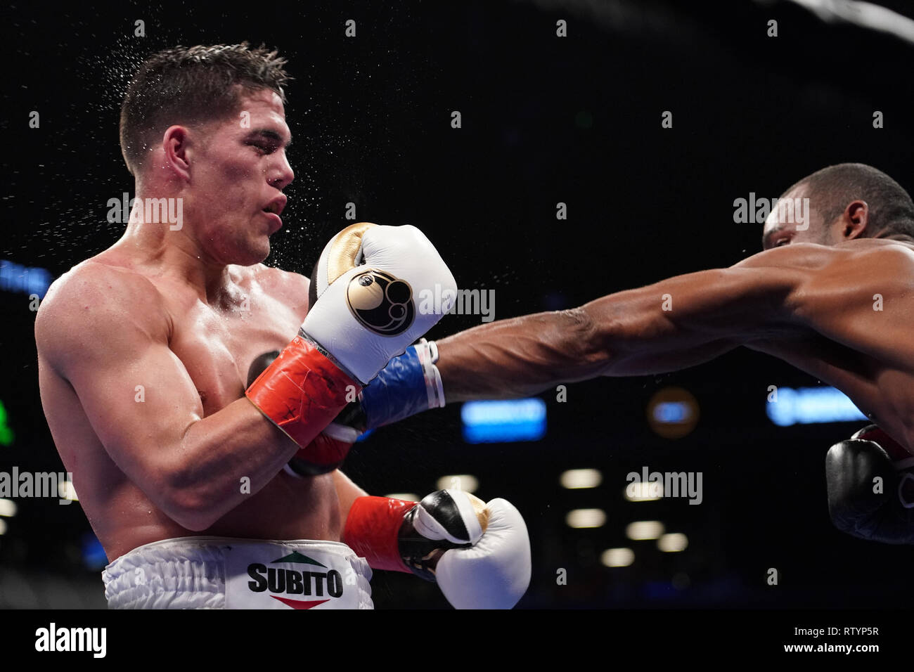 Brooklyn, New York, USA. 2nd Mar, 2019. ERISLANDY LARA (red, white, and ...