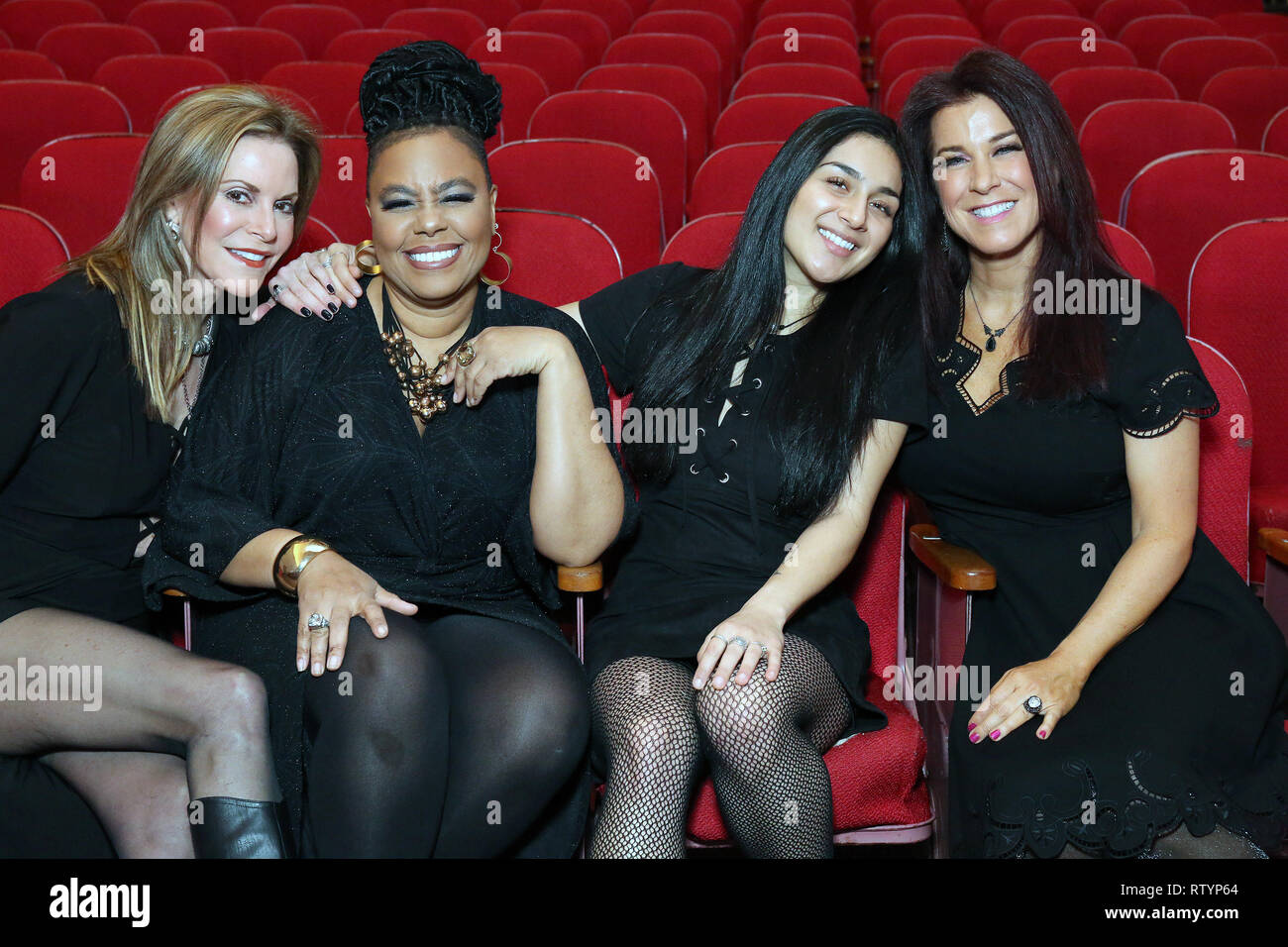 Glenside, USA. 2nd Mar, 2019. Lisa Sherman, Carol Riddick, Brittneyann ...