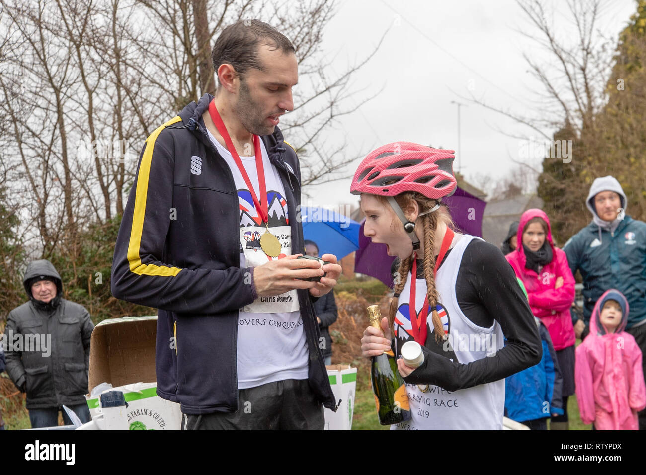 Wife carrying championships uk hi-res stock photography and images - Alamy