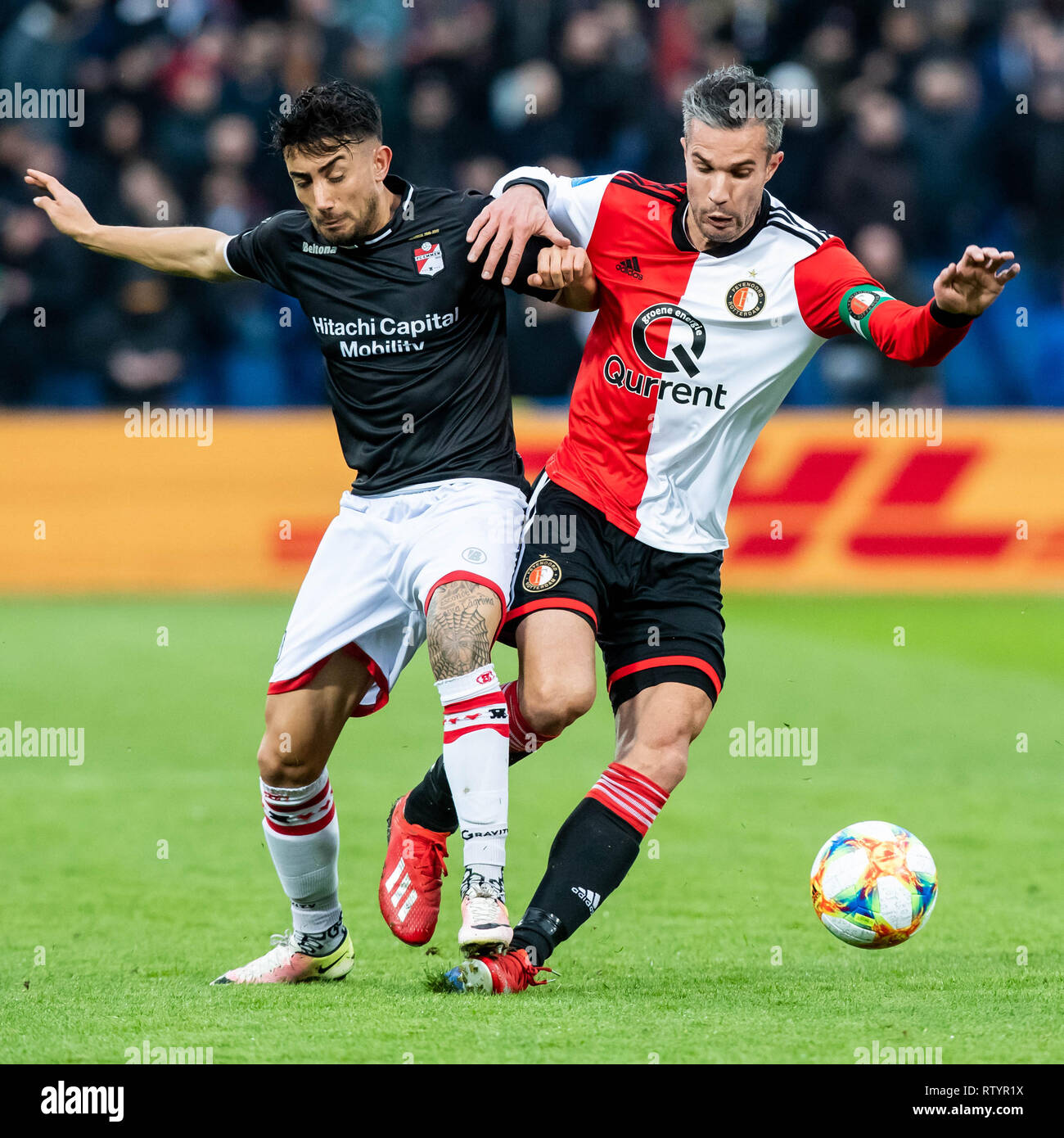 Rotterdam, Netherlands. 03rd Mar, 2019. ROTTERDAM - Feyenoord - Emmen ...