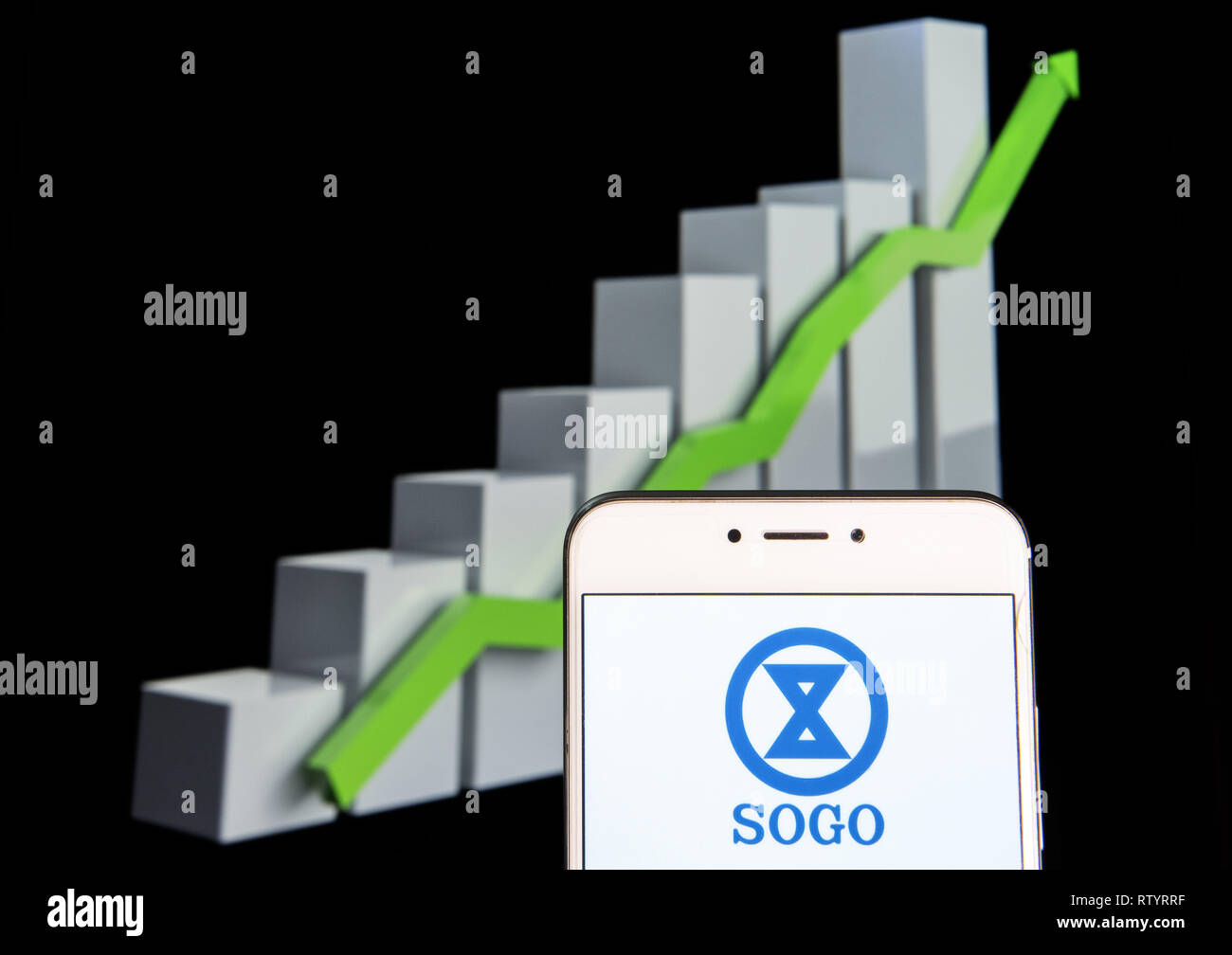 Hong Kong. 10th Feb, 2019. Japanese department store chain Sogo logo is ...