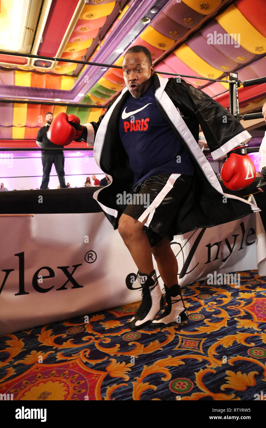 Atlantic City, USA. 2nd Mar, 2019. Tim Witherspoon pictured at ...