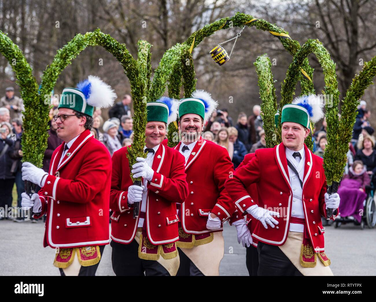 Munich, Bavaria, Germany. 3rd Mar, 2019. Celebrating a tradition that ...