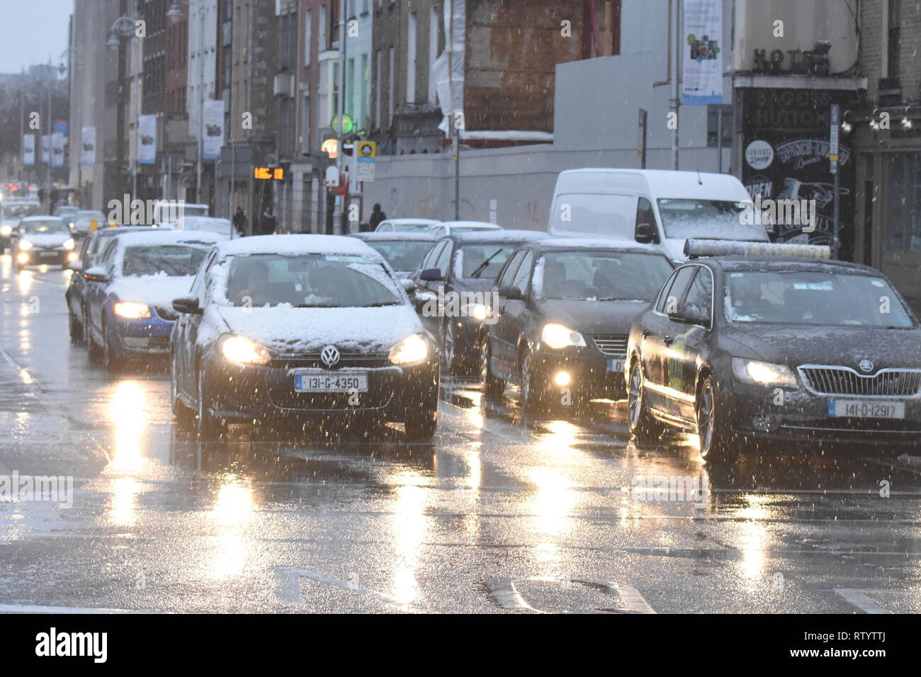 Tipperary, Ireland. 03rd Mar, 2019. A Status Yellow snow-ice warning is ...