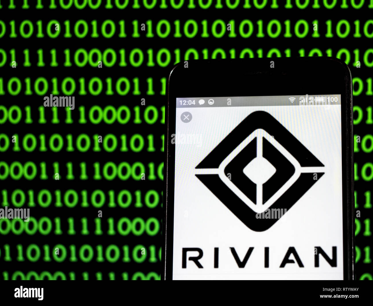 Rivian logo hi-res stock photography and images - Alamy