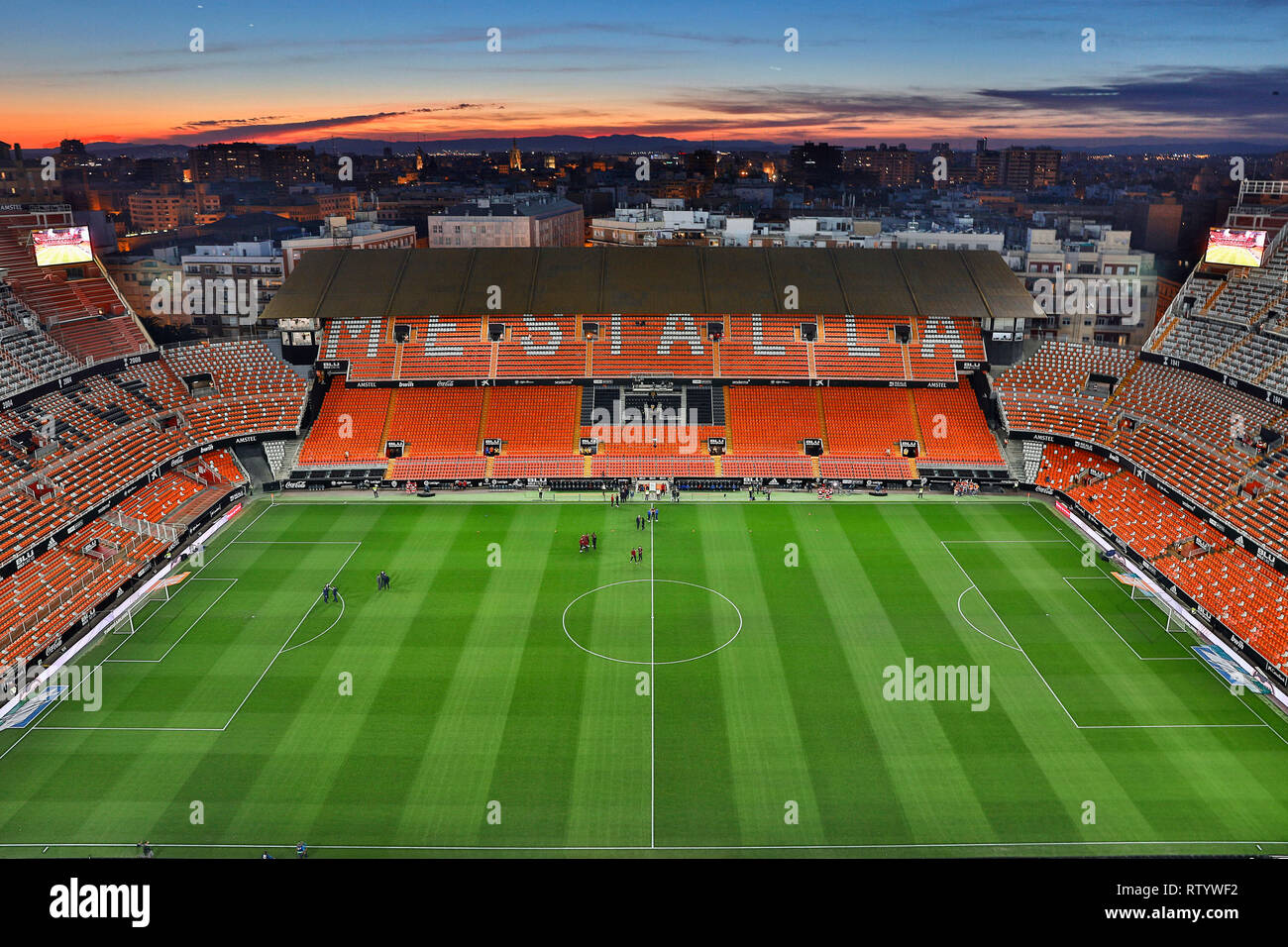 Mestalla stadium panoramic view hi-res stock photography and images - Alamy
