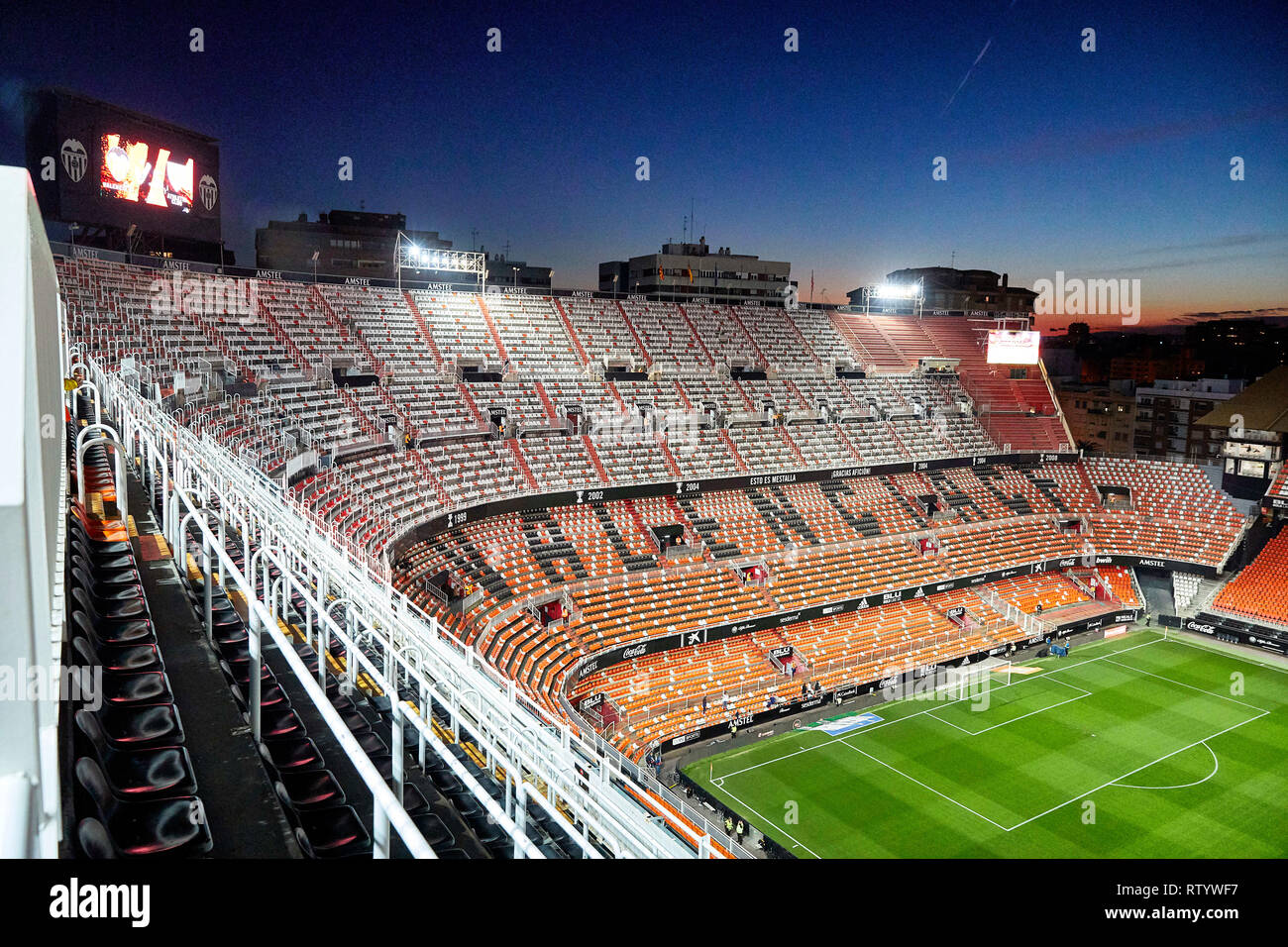 Mestalla stadium panoramic view hi-res stock photography and images - Alamy