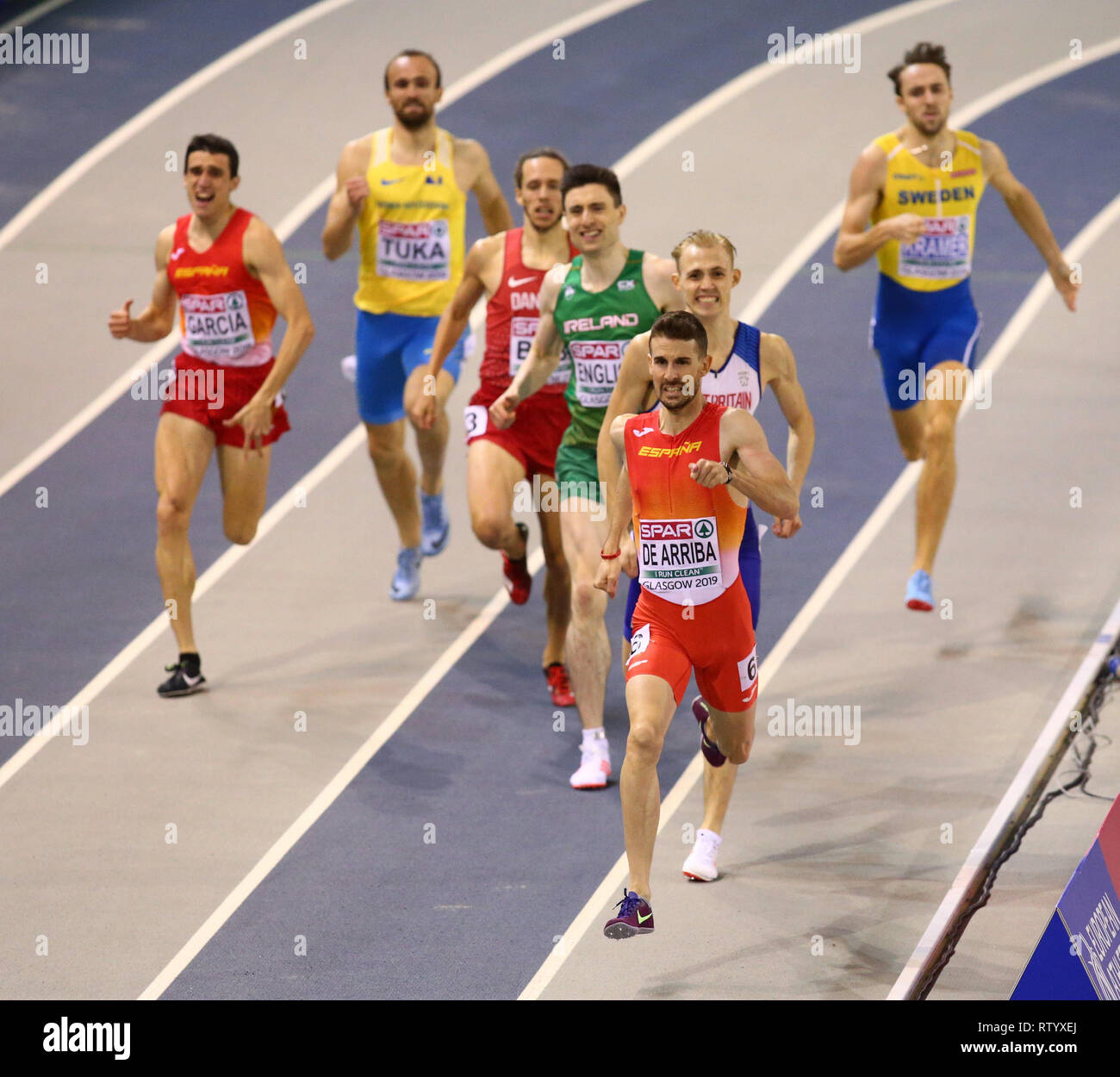 Emirates Arena, Glasgow, UK. 3rd Mar, 2019. European Athletics Indoor ...