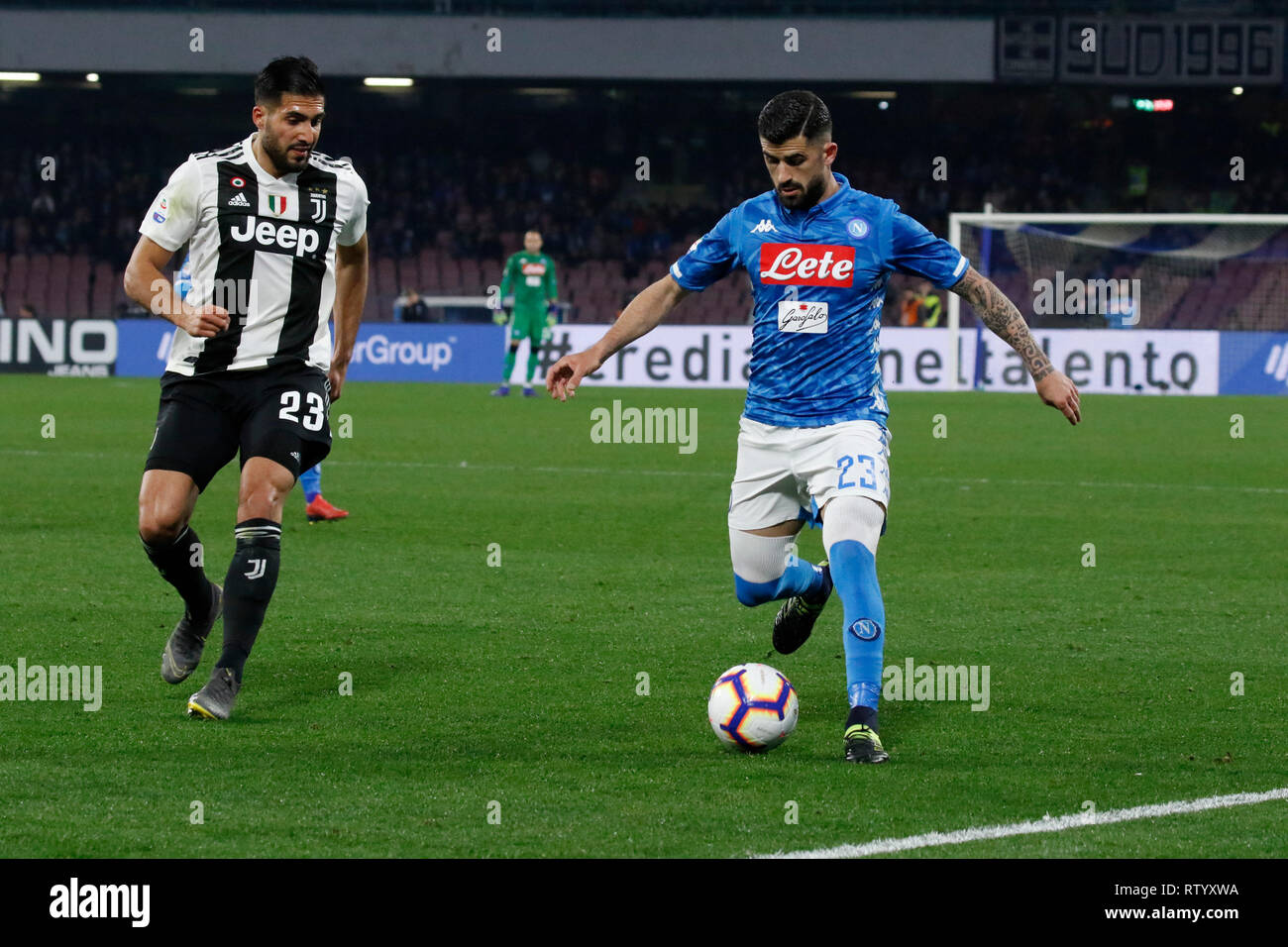 March 3, 2019 - Naples, Campania, Italy, 2019-03-03, San Paolo Stadium ...
