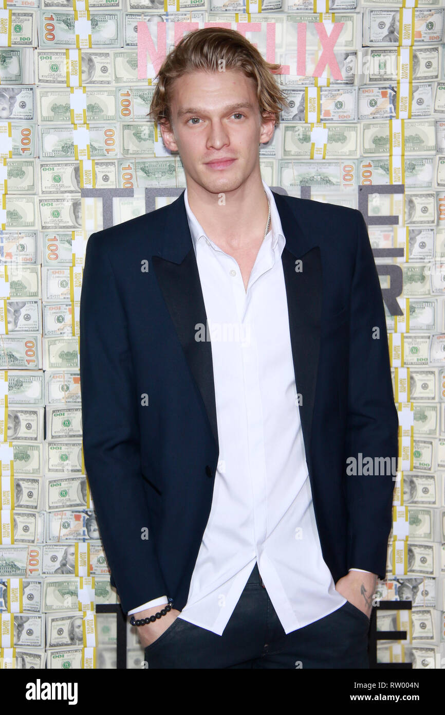 New York, NY, USA. 3rd Mar, 2019. Cody Simpson at the NETFLIX world ...