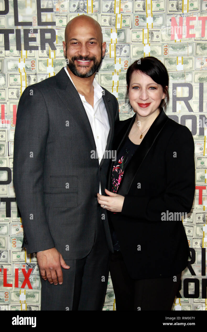 New York, NY, USA. 3rd Mar, 2019. Keegan-Michael Key and Elisa Pugliese ...