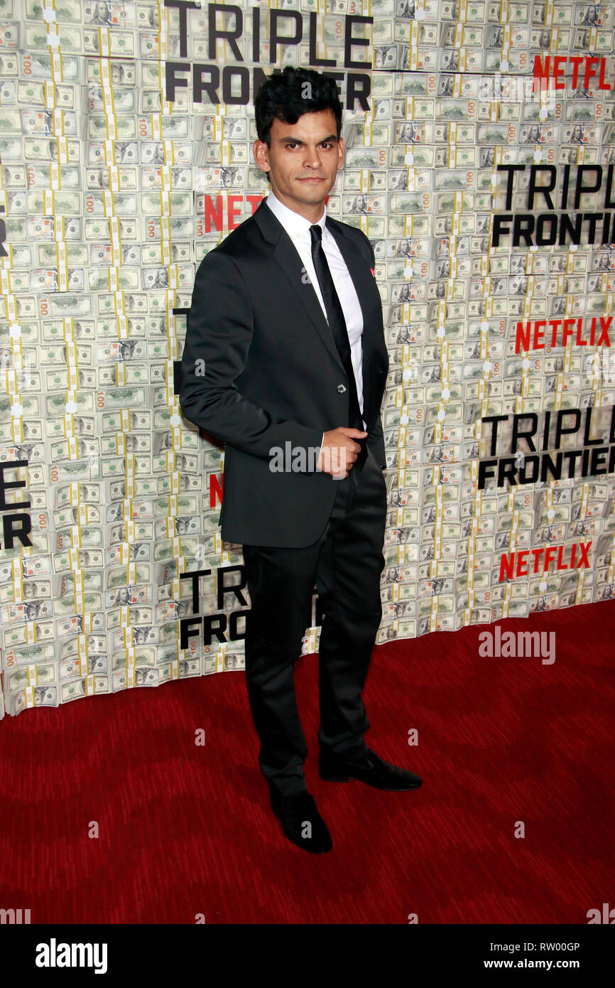 New York, NY, USA. 3rd Mar, 2019. Juan Castillo at the NETFLIX world ...