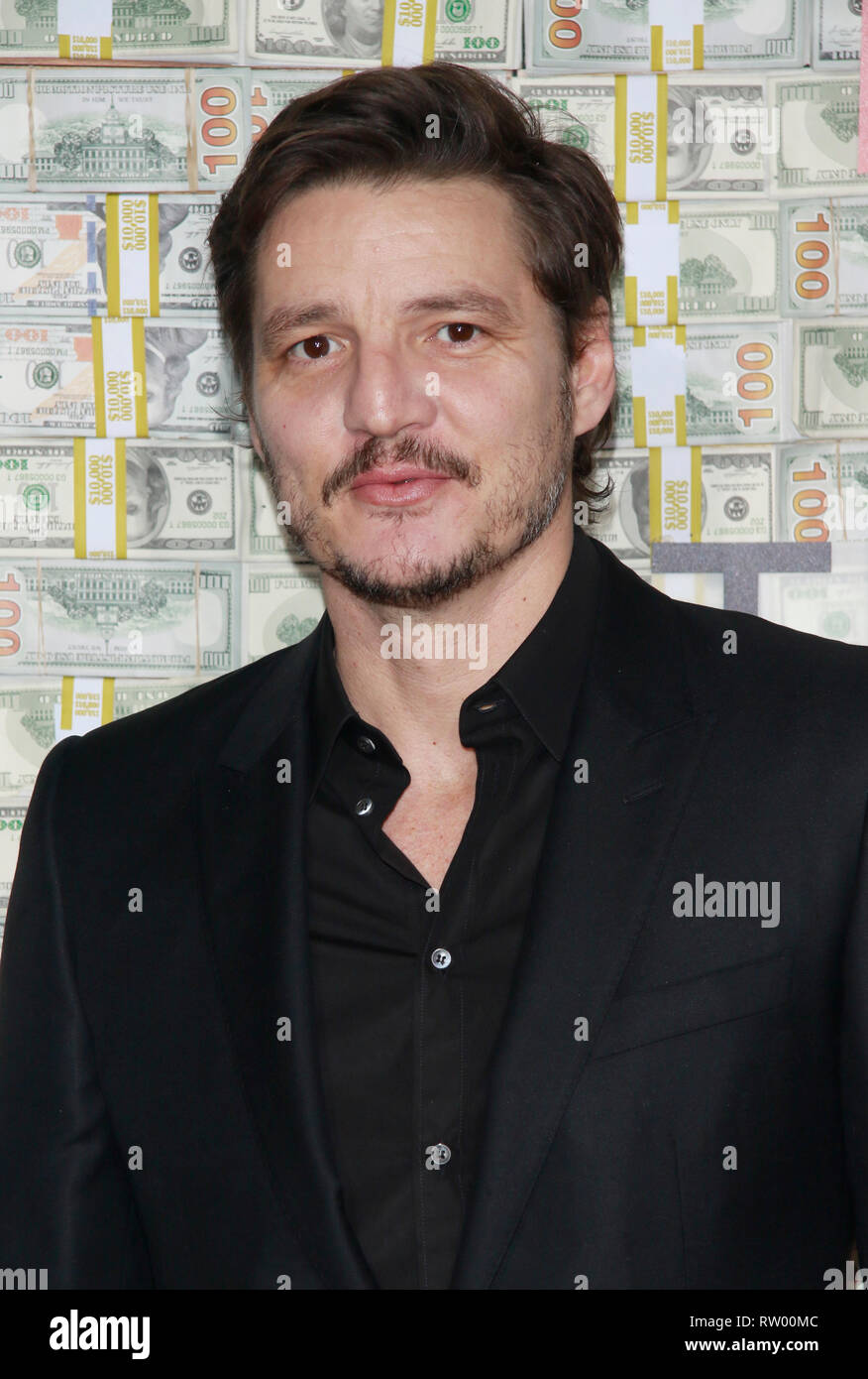 New York, NY, USA. 3rd Mar, 2019. Pedro Pascal at the NETFLIX world ...