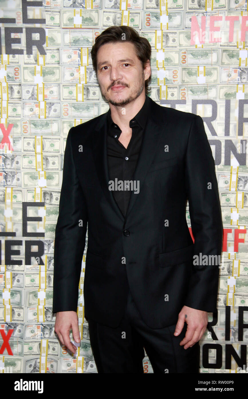 New York, NY, USA. 3rd Mar, 2019. Pedro Pascal at the NETFLIX world ...