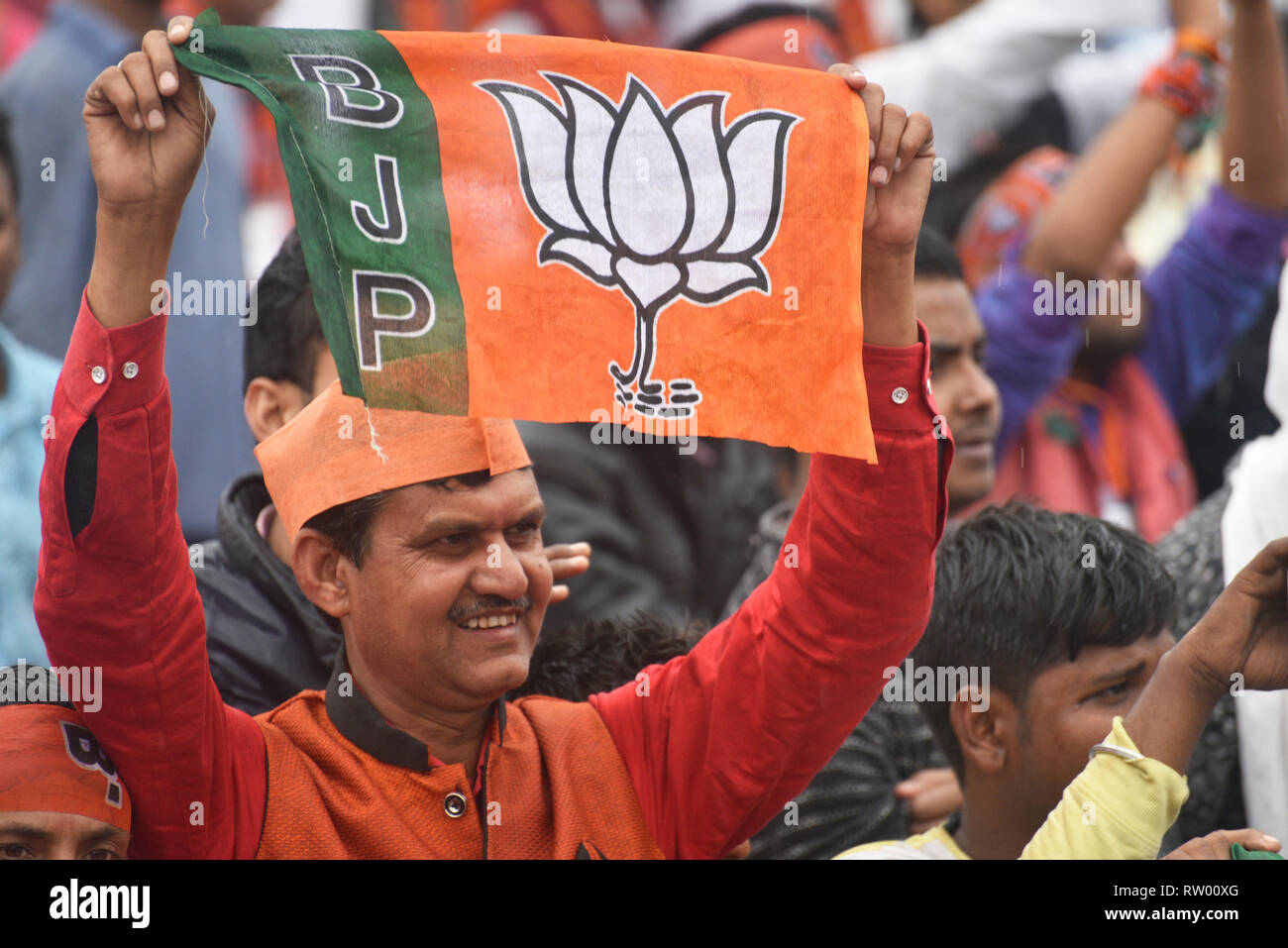 Political rally india hi-res stock photography and images - Alamy
