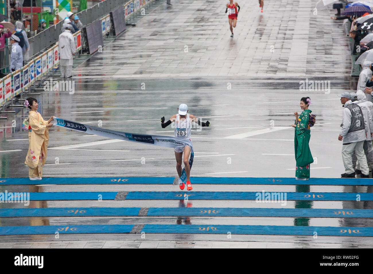 2019/03/03 Tokyo, Tokyo Marathon 2019. 5th, Horio Kensuke, JPN (Photos ...