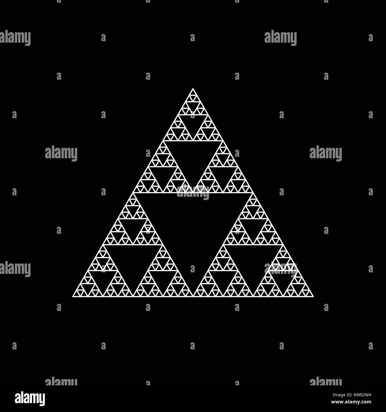 Sacred geometry triangle based symbol and elements. Alchemy, religion ...