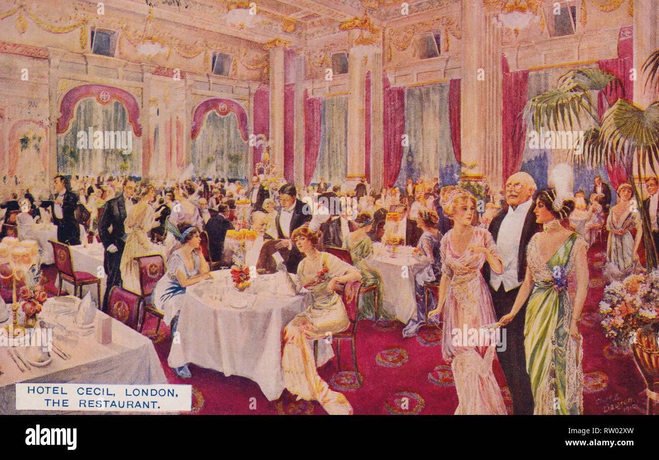 Victorian London Restaurant Historical High Resolution Stock ...