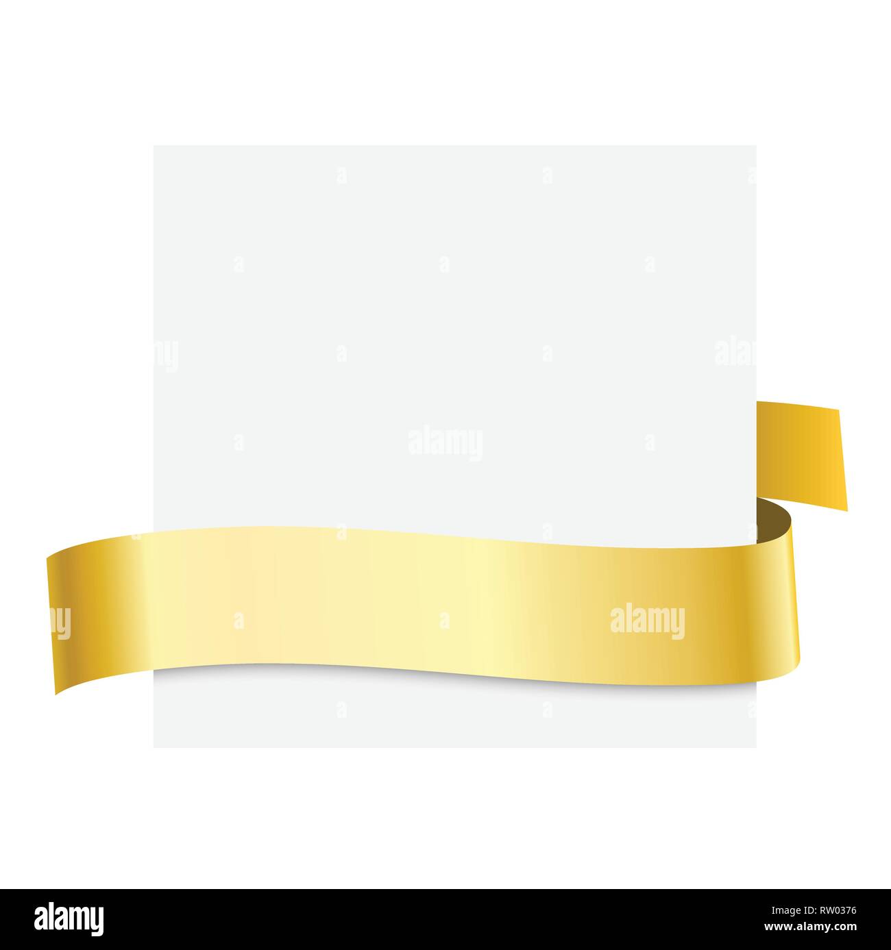 Golden Ribbons - Vector Elements for your design Stock Vector Image ...