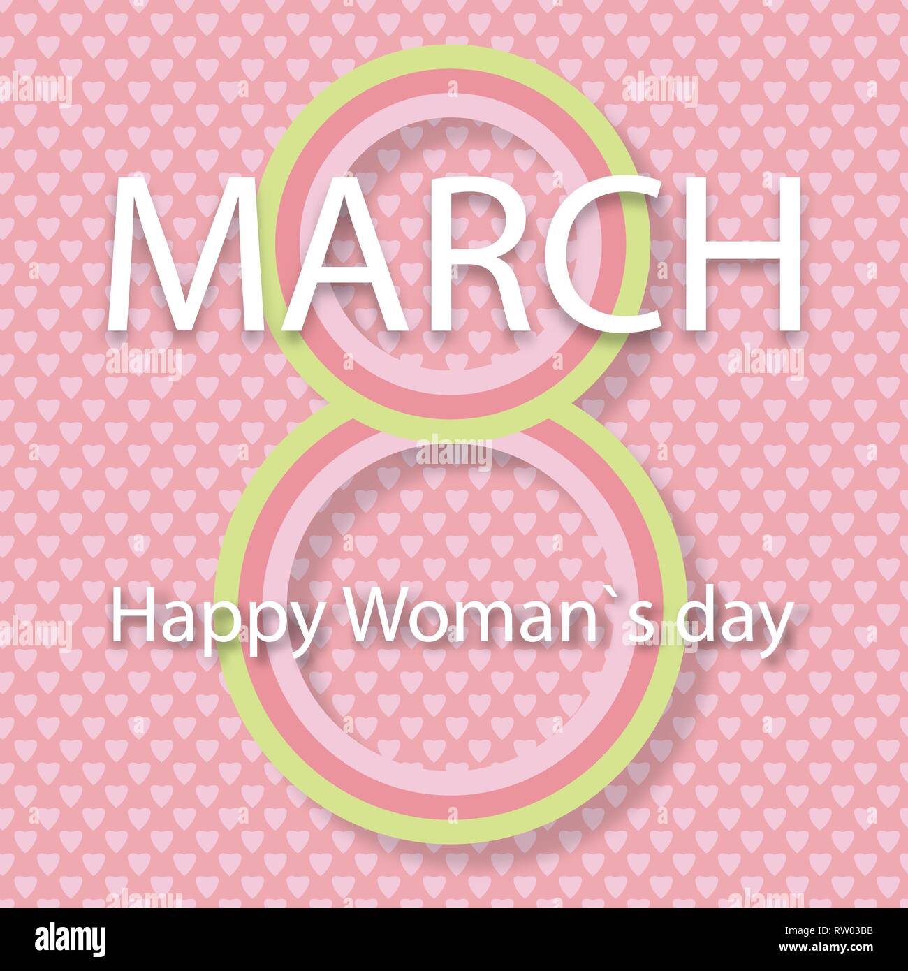 Vector illustration for Woman day 8 March Stock Vector Image & Art - Alamy