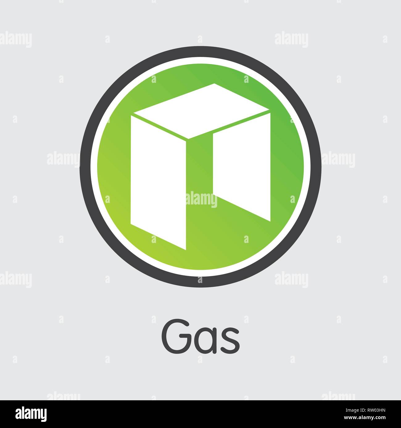 GAS - Gas. The Market Logo of Money or Market Emblem Stock Vector Image ...