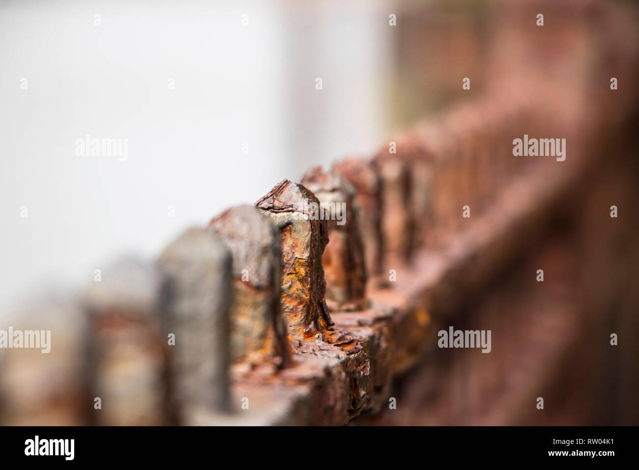 Rusty iron railings hi-res stock photography and images - Alamy