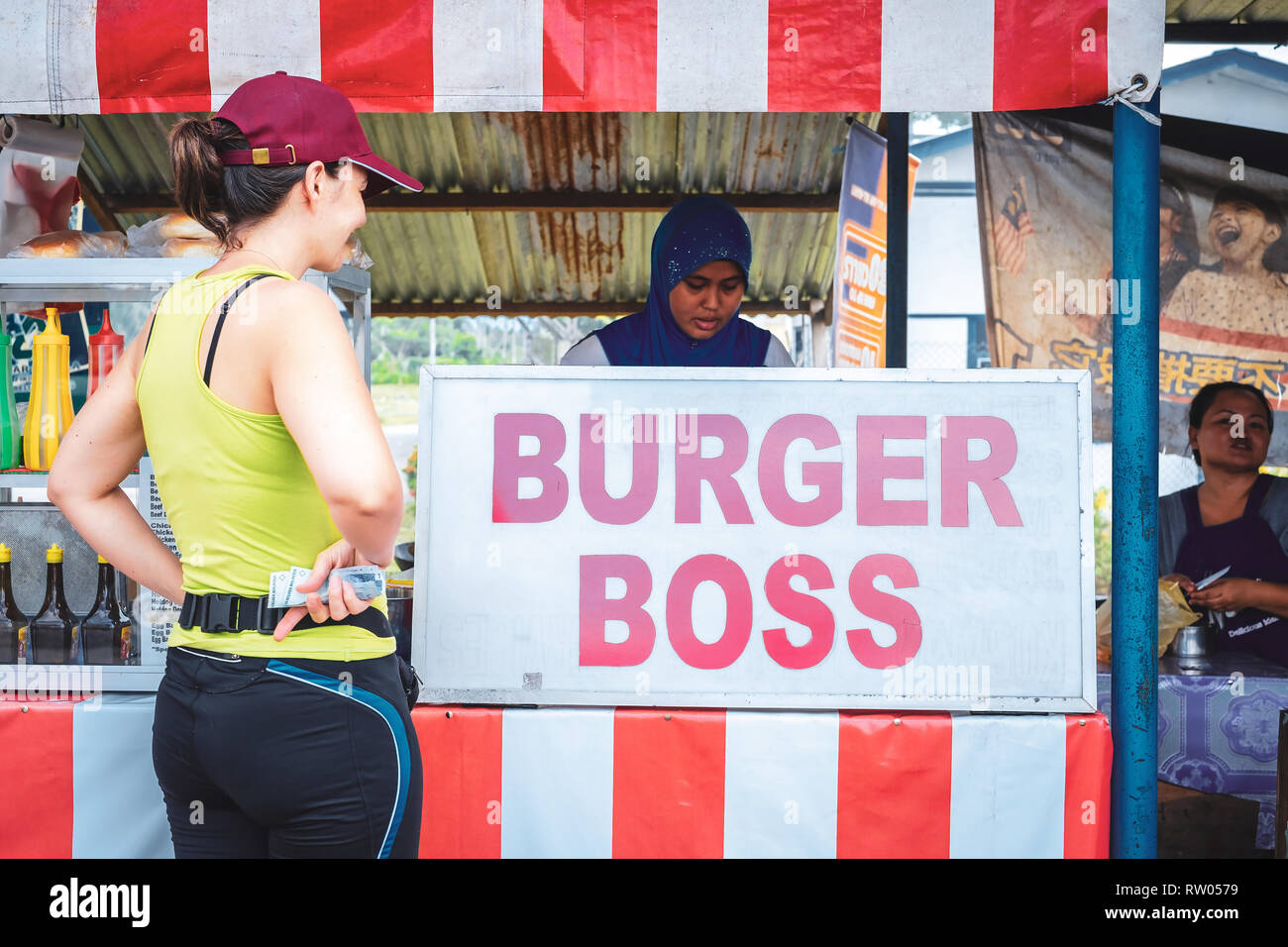 Vendor selling sandwiches hi-res stock photography and images - Alamy