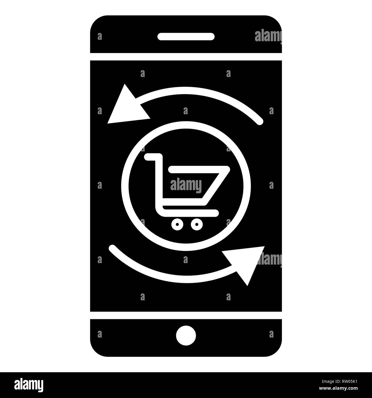 Mobile app icon Black and White Stock Photos & Images - Alamy