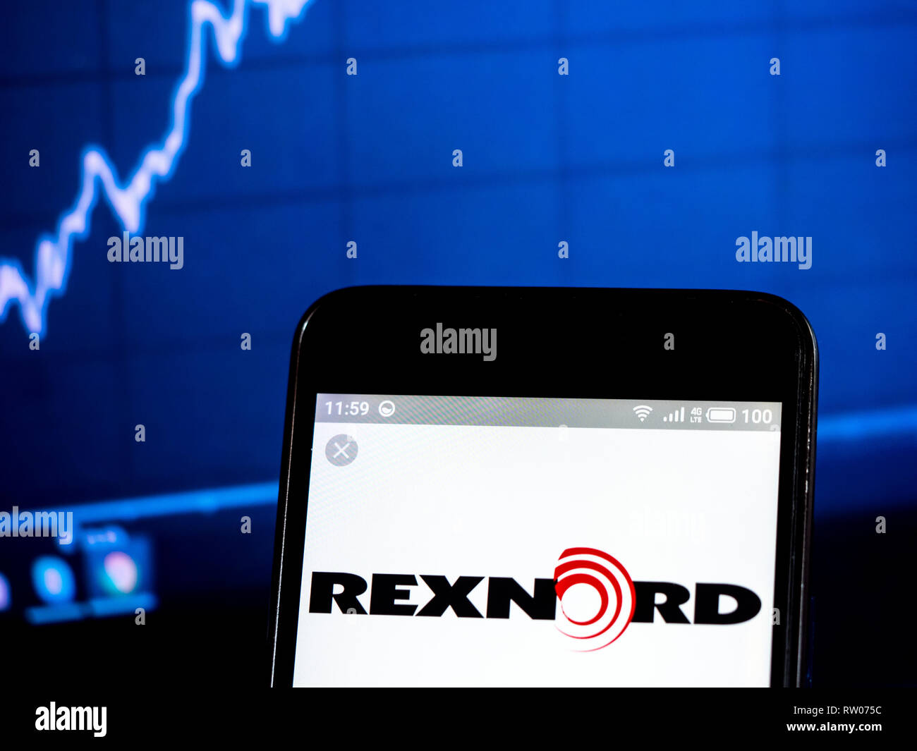 Rexnord Corporation logo seen displayed on smart phone Stock Photo - Alamy