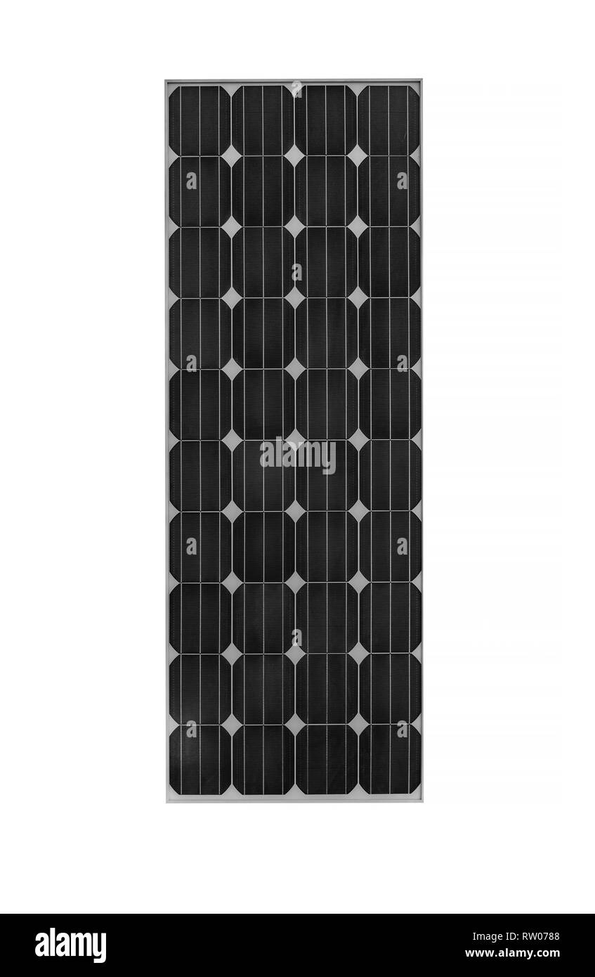 Solar battery isolated on white background Stock Photo - Alamy