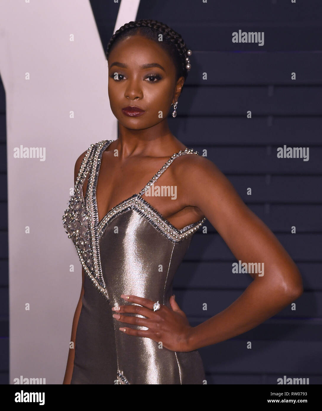 BEVERLY HILLS, CALIFORNIA - FEBRUARY 24: Kiki Layne attends 2019 Vanity ...