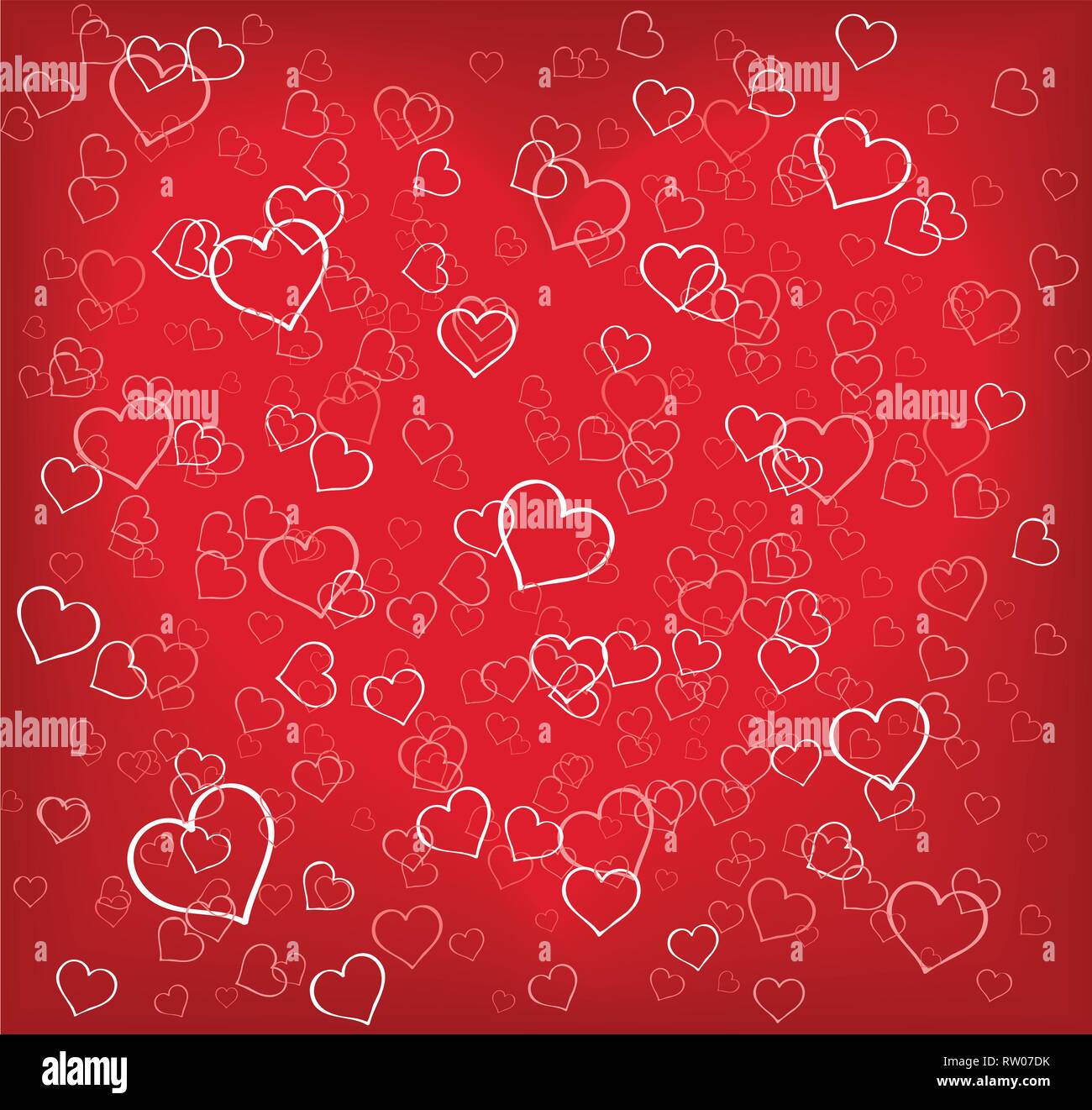 Hearts texture, red background full of hearts shapes Stock Vector Image ...