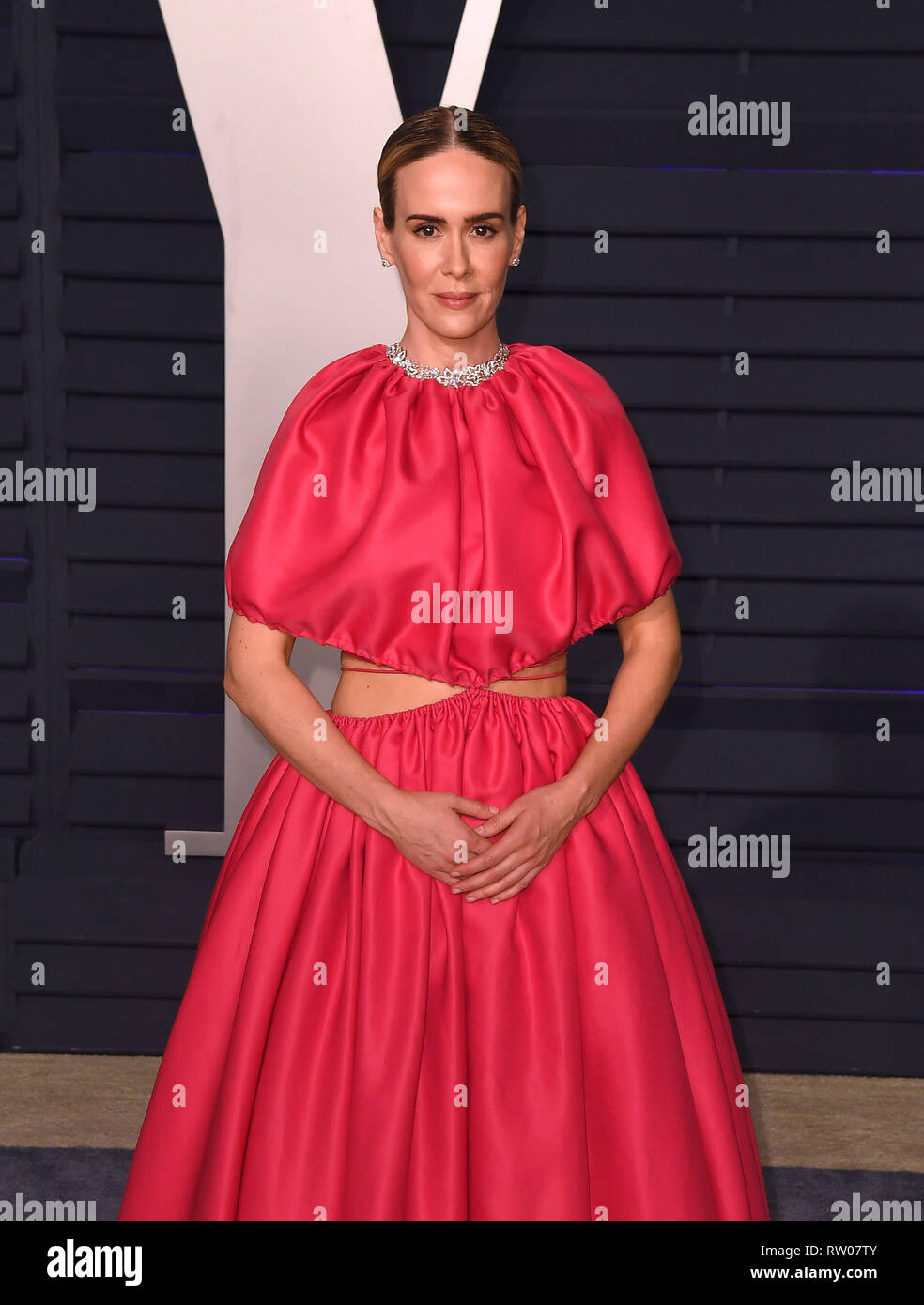BEVERLY HILLS, CALIFORNIA - FEBRUARY 24: Sarah Paulson attends 2019 ...
