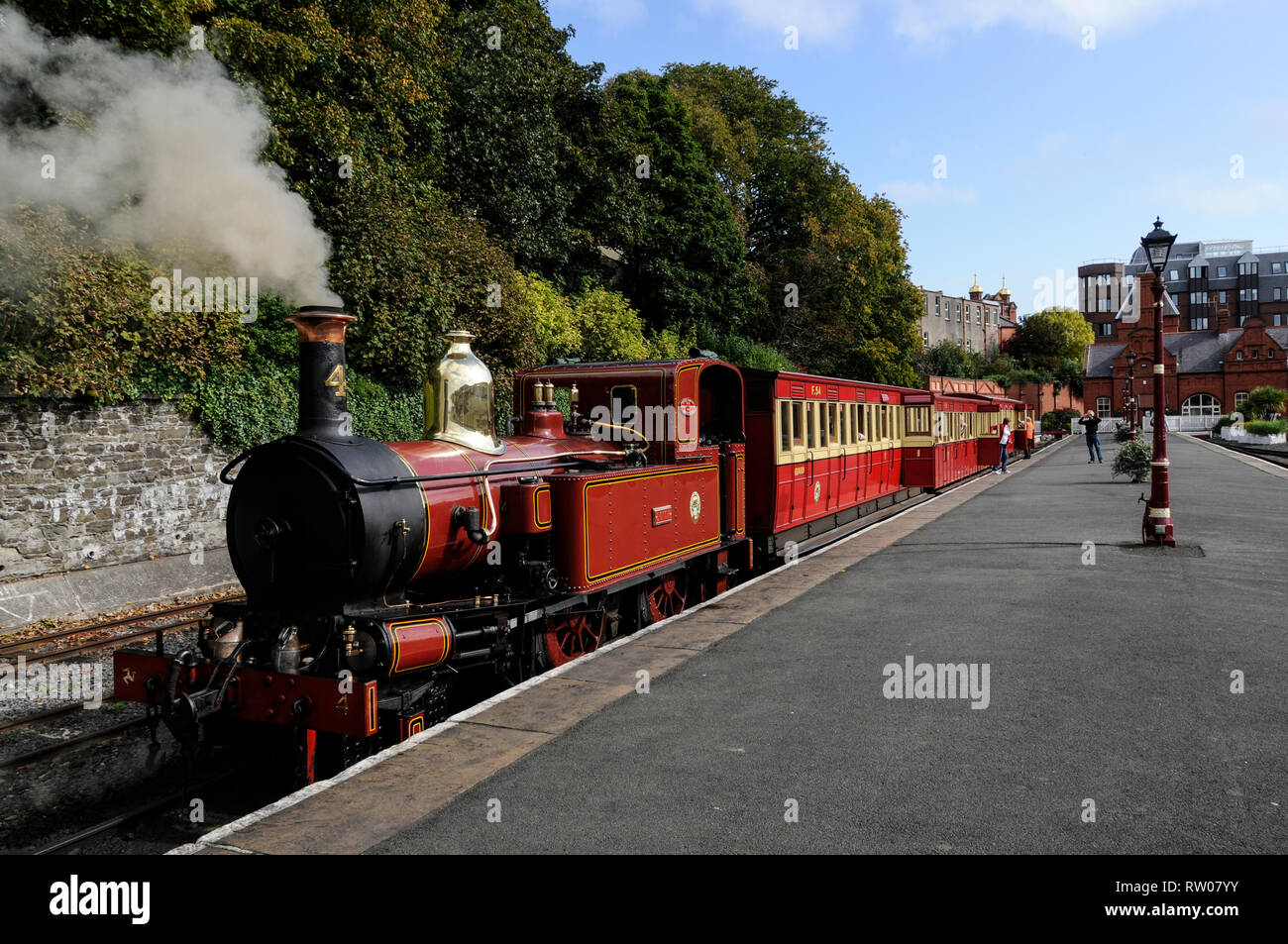 Steam railway isle of man hi-res stock photography and images - Alamy