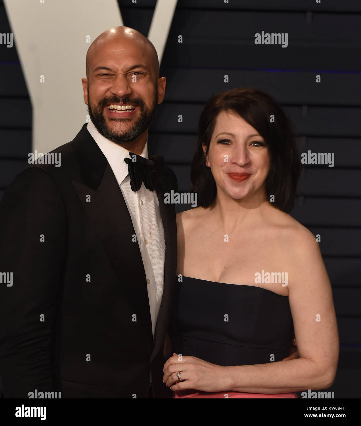 BEVERLY HILLS, CALIFORNIA - FEBRUARY 24: Keegan-Michael Key, Elisa ...