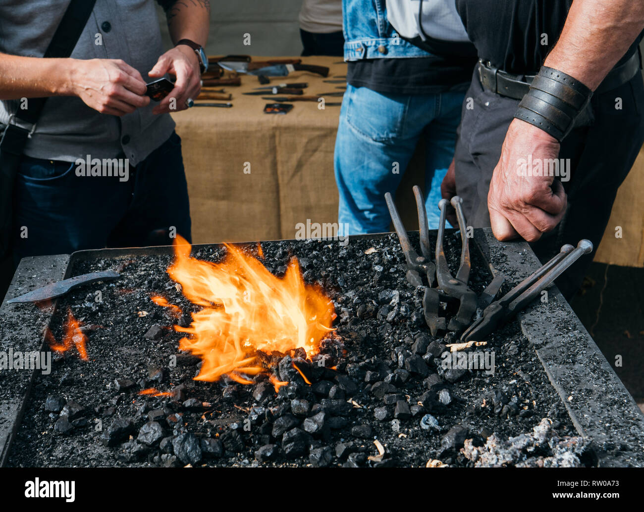 Blacksmith stove hi-res stock photography and images - Alamy