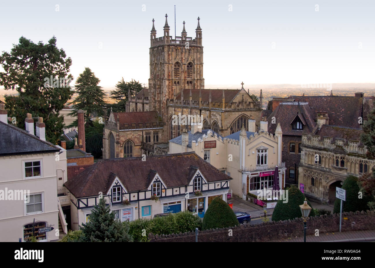 Malvern, the home of the spring which is the source of Malvern Water ...