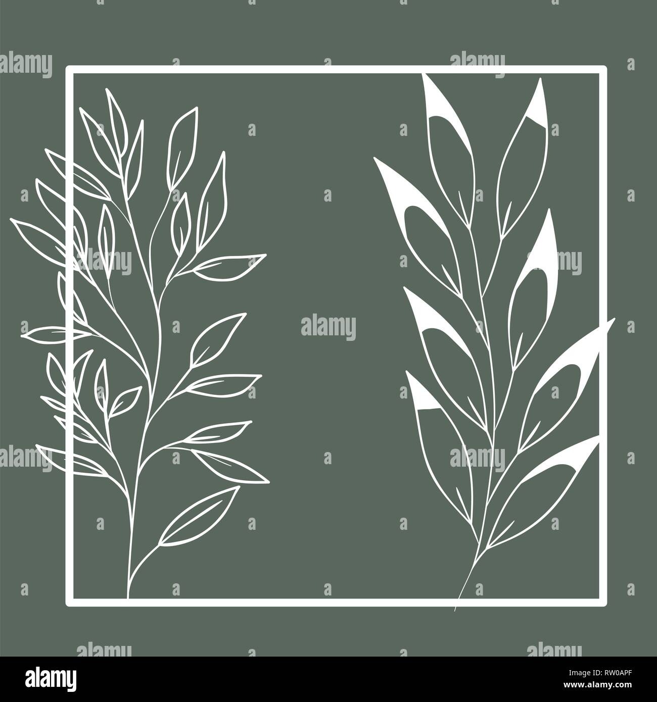 pattern flowers and leafs isolated icon Stock Vector Image & Art - Alamy