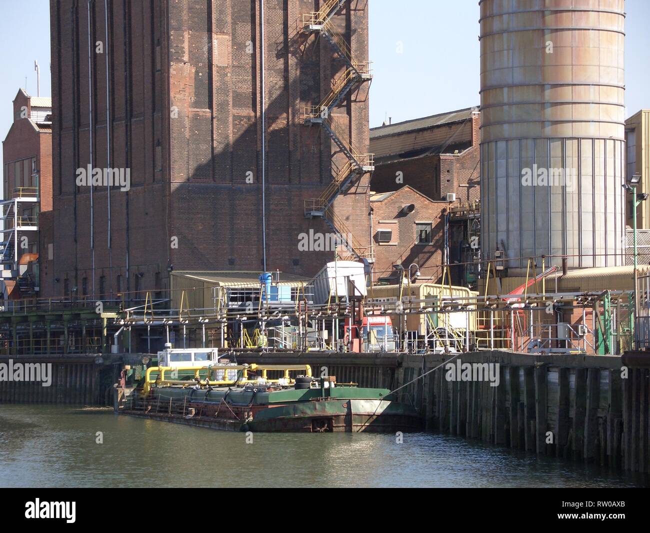 Barges on the River Hull, Hull, east Riding of Yorksghire, North ...