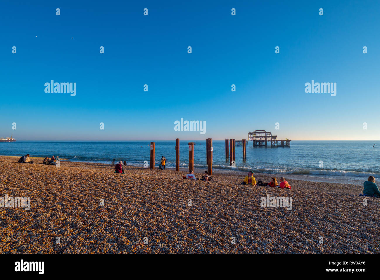 A aerial view brighton pier hi-res stock photography and images - Alamy