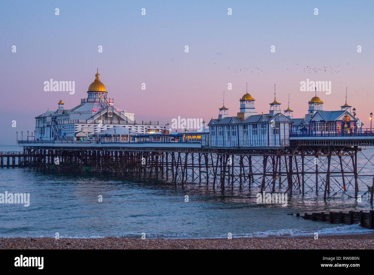 Eastbourne pier aerial hi-res stock photography and images - Alamy