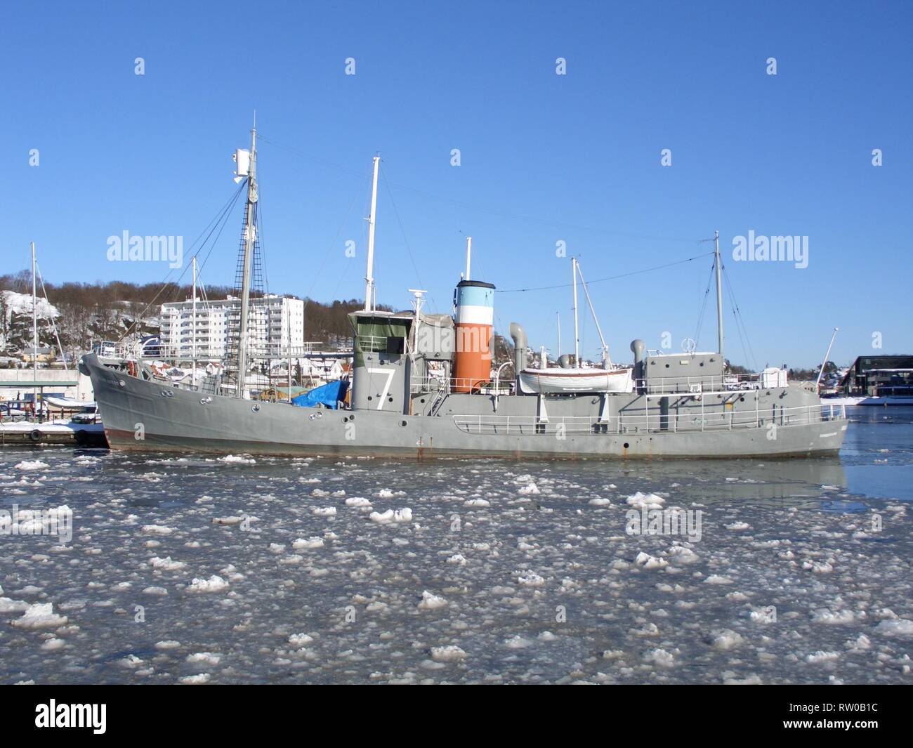 Whaler steamship "Southern Actor" in Sandefjord, Norway Stock Photo - Alamy