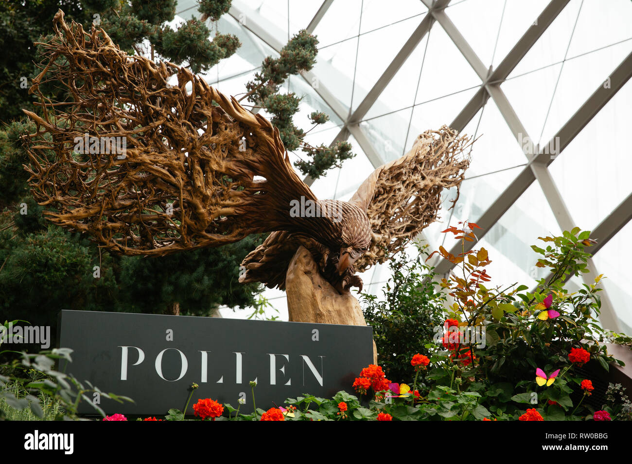 Flower Dome Singapore Gardens by the Bay Stock Photo - Alamy
