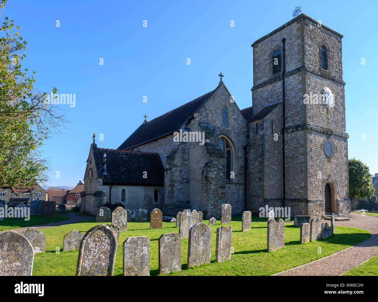 St Marys Parish Church Storrington West Sussex England Uk Stock