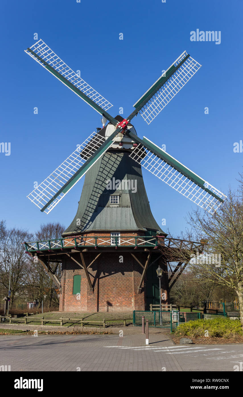 Historic windmill in the center of Wilhelmshaven, Germany Stock Photo ...