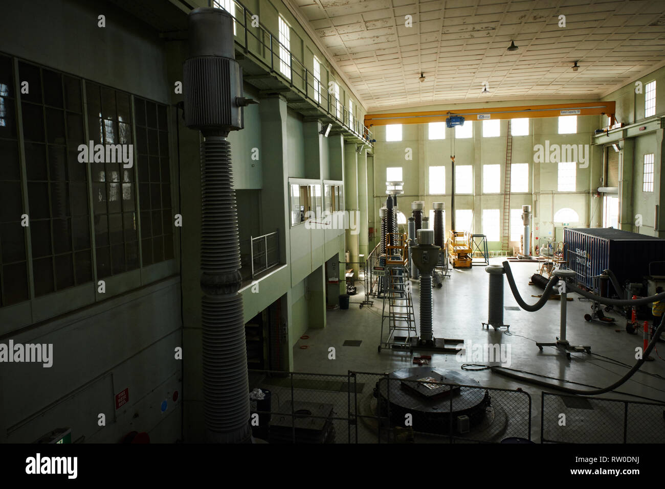 An electrical power plant substation Stock Photo - Alamy
