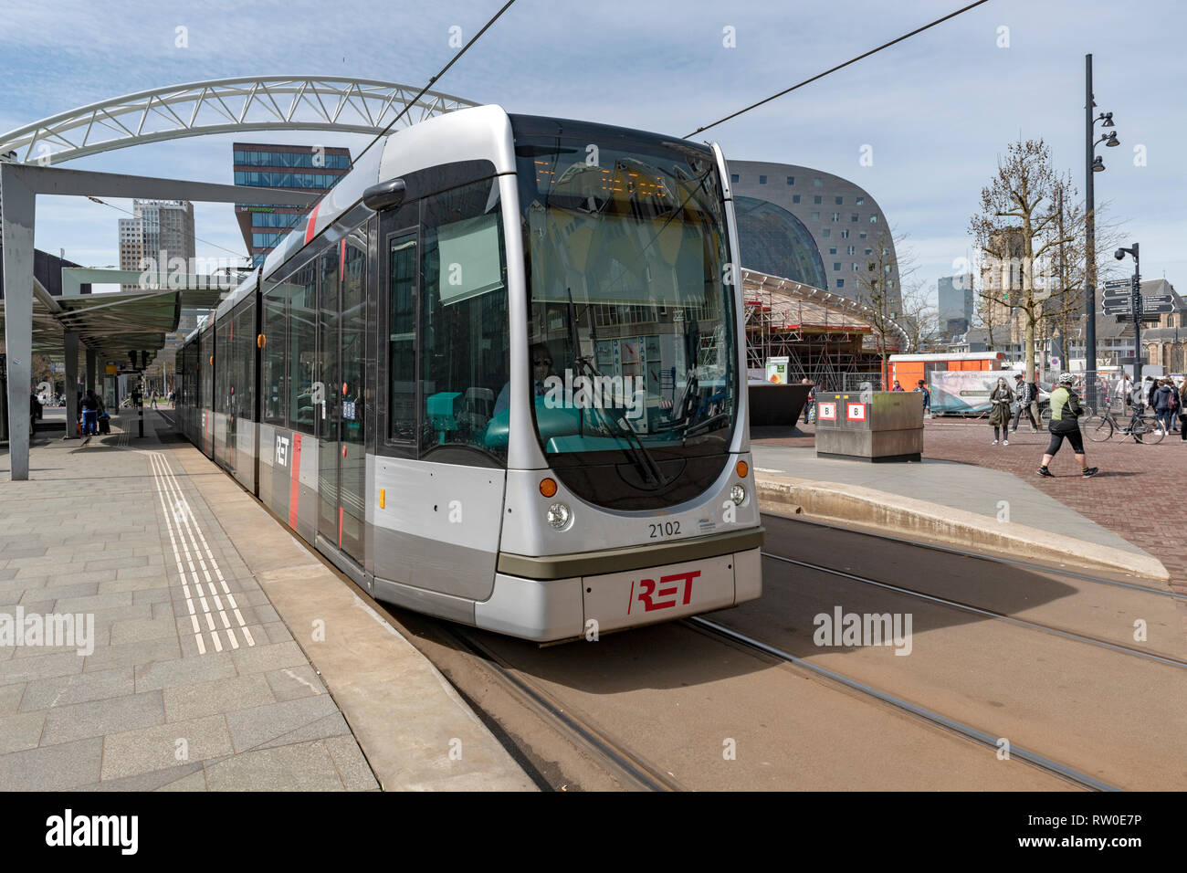 Tram tramway transport rotterdam hi-res stock photography and images ...