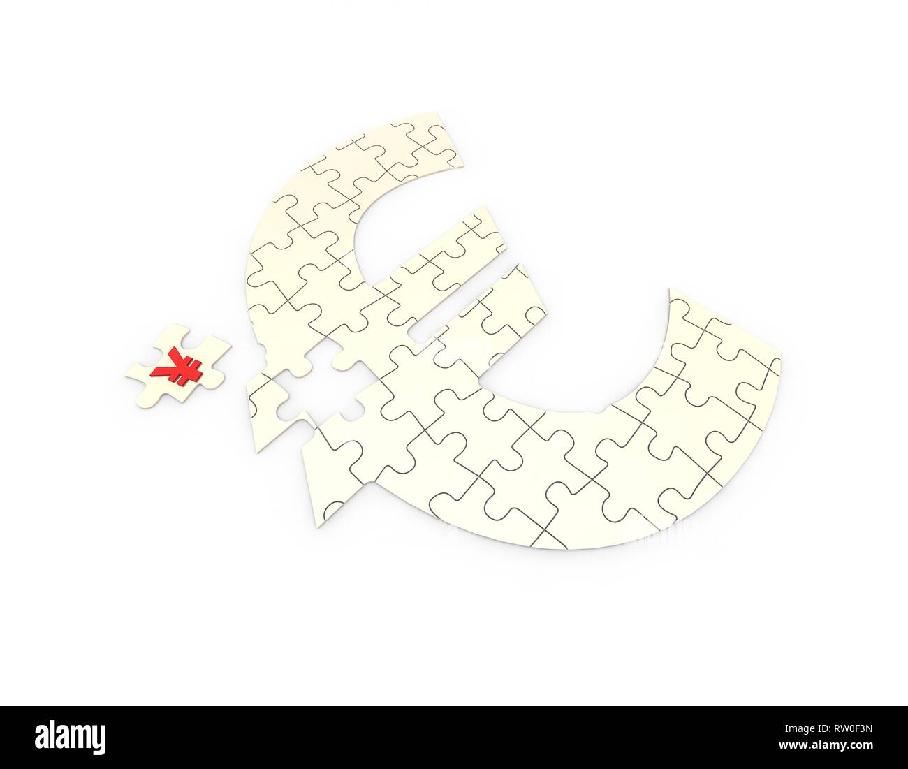 Money connected euro Cut Out Stock Images & Pictures - Alamy