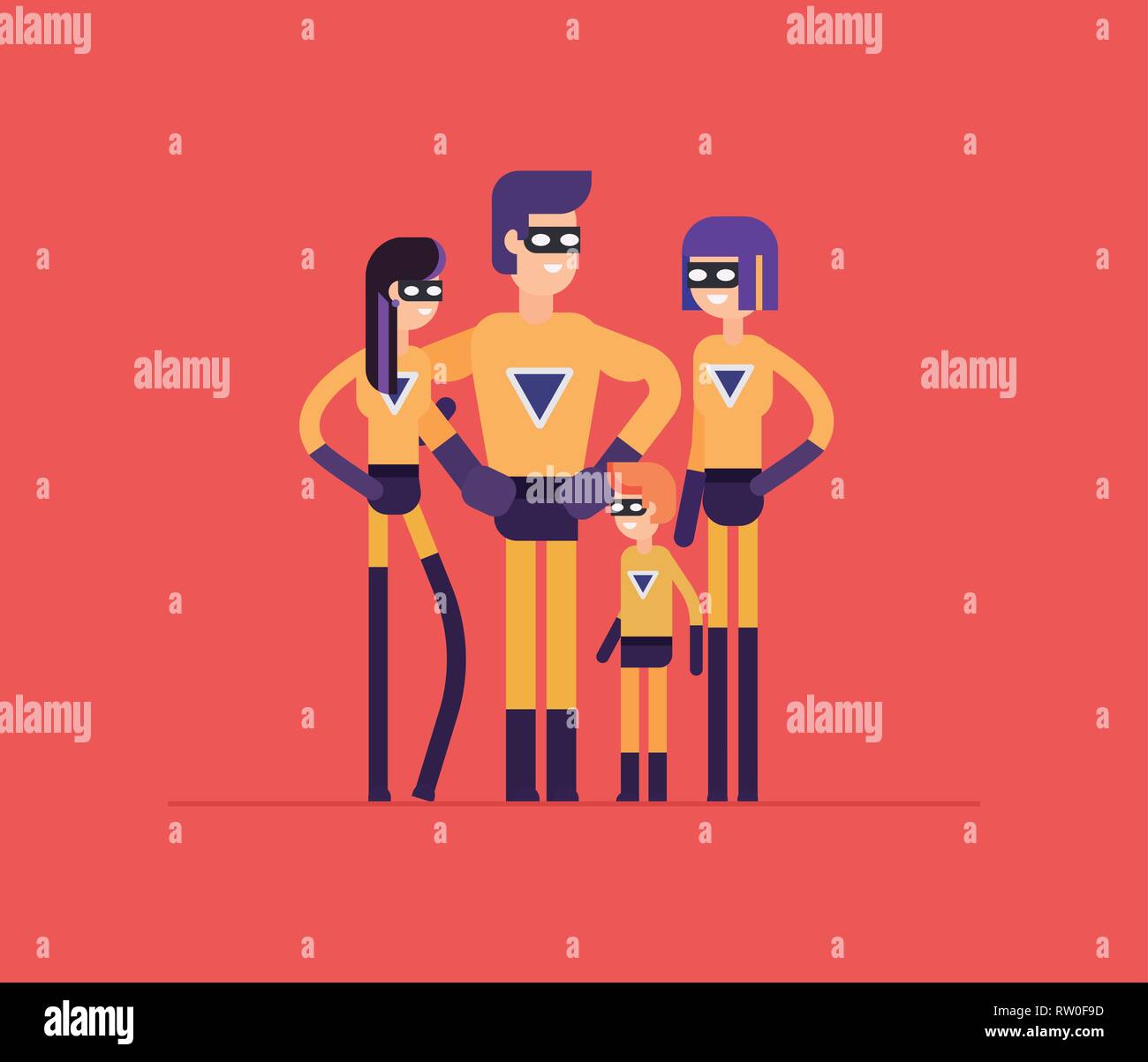 Red masked character hi-res stock photography and images - Alamy