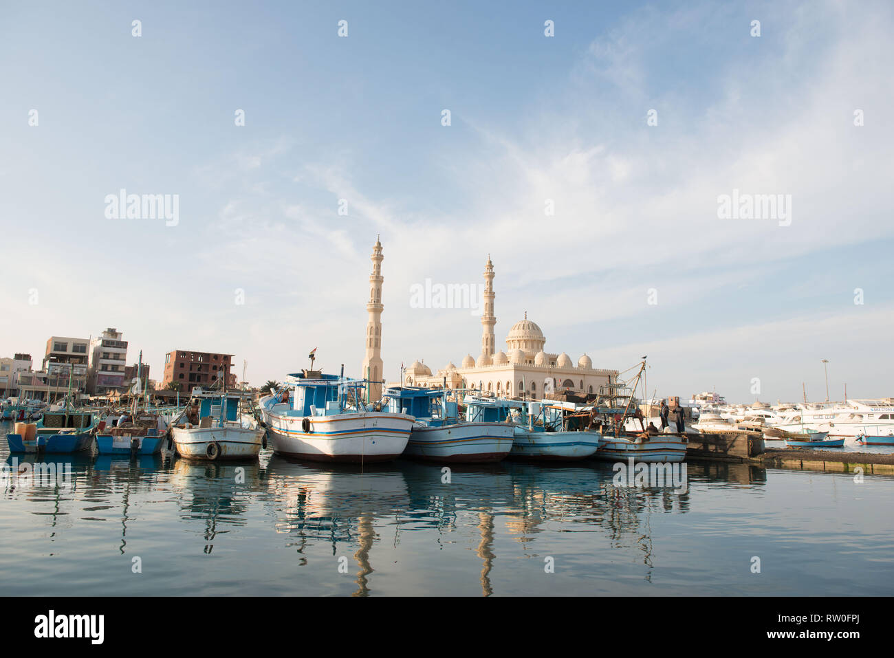 HURGHADA, EGYPT, Mosque El Mina Masjid in Hurghada Stock Photo - Alamy